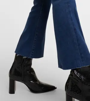 FRAME Le Crop Mini Boot Mid-rise Bootcut Jeans
