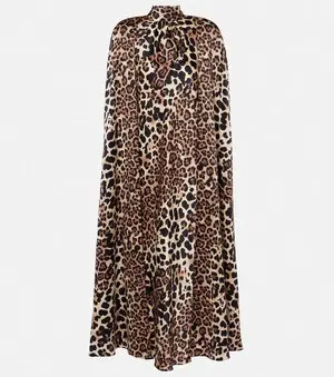 RODARTE Leopard-print Silk Gown - Multicoloured