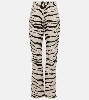 Alaïa Zebra Print Jeans