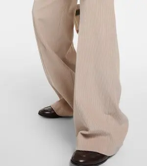 Brunello Cucinelli Cotton Corduroy Wide-leg Trousers