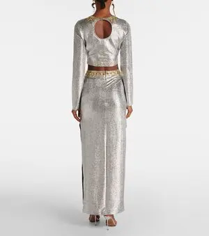Rabanne Embellished Maxi Skirt