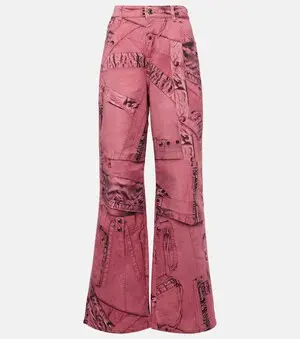 Blumarine Wide-leg Jeans - Multicoloured