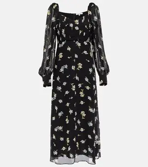Dorothee Schumacher Midnight Blossom Midi Dress