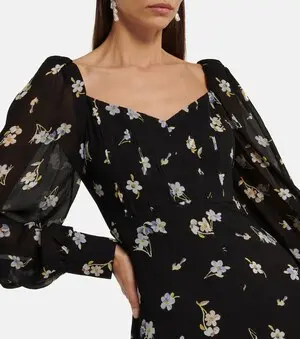 Dorothee Schumacher Midnight Blossom Midi Dress