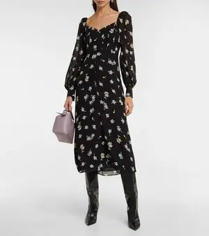 Dorothee Schumacher Midnight Blossom Midi Dress
