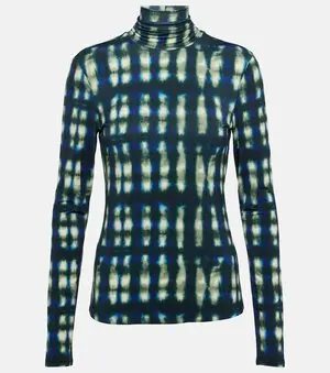 Proenza Schouler Tie-dye Turtleneck Top - Multicoloured