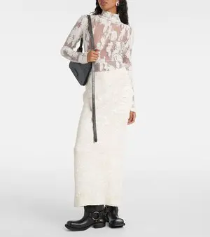 Acne Studios Cotton-blend Turtleneck Top