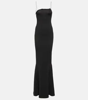 Jacquemus La Robe Aro Gown - Black