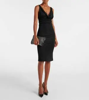 CHRISTIAN LOUBOUTIN Loubitwist Small Embellished Leather Clutch