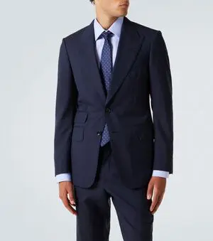 TOM FORD Shelton Wool Suit - Blue