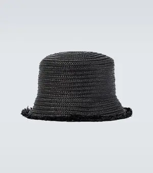 Jacquemus Le Bob Bacino Raffia Bucket Hat