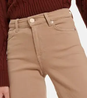 7 For All Mankind Lotta High-rise Wide-leg Jeans