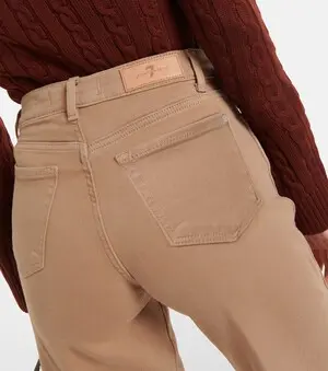 7 For All Mankind Lotta High-rise Wide-leg Jeans