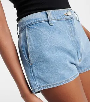 Magda Butrym High-rise Denim Shorts