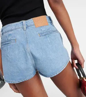 Magda Butrym High-rise Denim Shorts