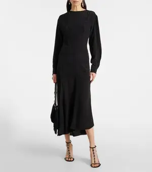 Isabel Marant Étoile Hanane Ruffled Silk Maxi Dress