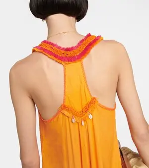 Poupette St Barth Nava Maxi Dress - Orange