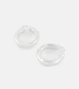 JIL SANDER Small Bamboo Hoop Earrings