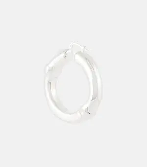 JIL SANDER Small Bamboo Hoop Earrings