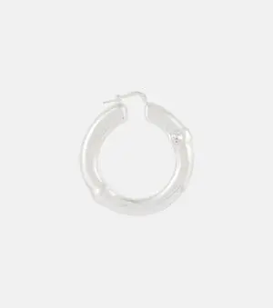 JIL SANDER Small Bamboo Hoop Earrings