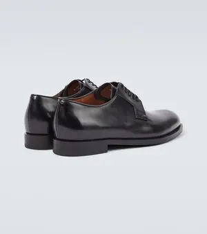 Zegna Classic Flex Leather Derby Shoes