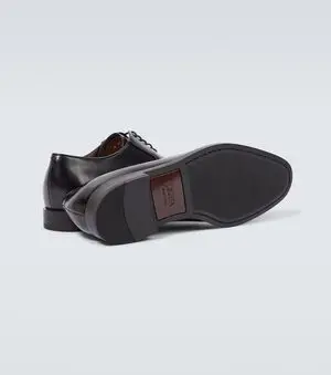 Zegna Classic Flex Leather Derby Shoes