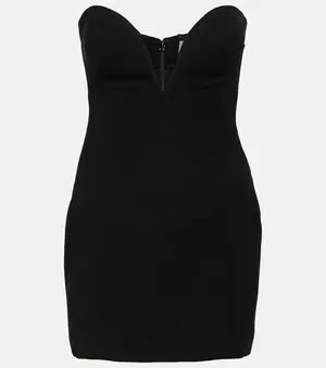 MONOT Crepe Minidress - Black