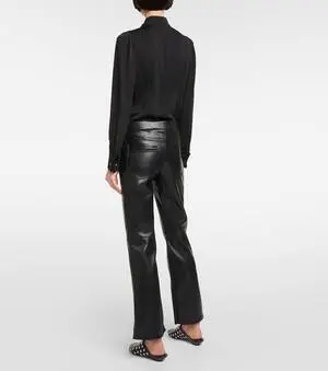 Max Mara Sublime Cropped Flared Trousers - Black