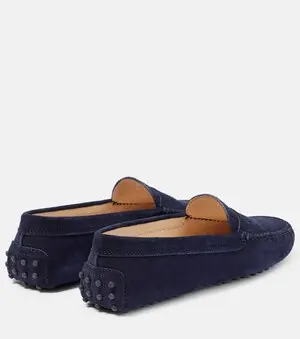 TOD'S Gommino Suede Loafers - Blue