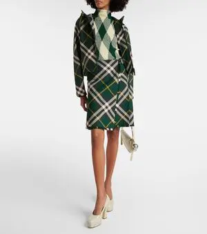 Burberry Argyle Cotton And Silk Blend Sweater