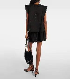 Poupette St Barth Galia Ruffled Top