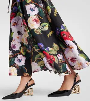 Dolce & Gabbana Floral Silk Shirt Dress