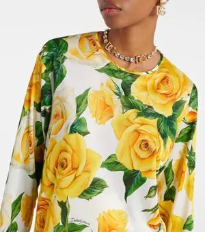 Dolce & Gabbana Long-sleeved Floral Shirt