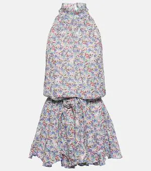 Poupette St Barth Bianca Floral Minidress - Multicoloured