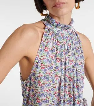 Poupette St Barth Bianca Floral Mini Dress