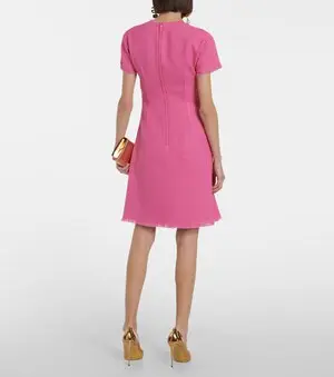 Dolce & Gabbana Wool-blend Mini Dress - Pink