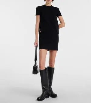 Versace Cotton-blend Tweed Shift Dress