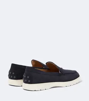 TOD'S Suede Slip-on Loafers
