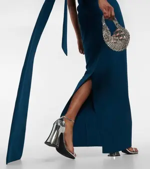 Safiyaa Embellished Crepe Gown