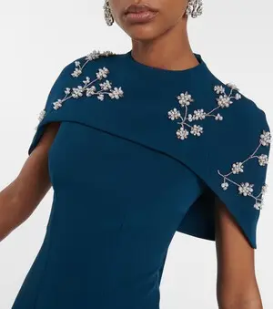 Safiyaa Embellished Crepe Gown