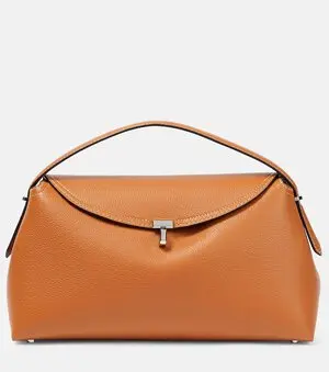 TOTEME T-lock Medium Leather Tote Bag