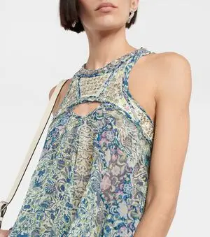 Isabel Marant Étoile Printed Silk Chiffon Top