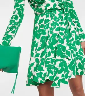Diane Von Furstenberg Didi Floral Wrap Mini Dress