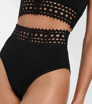 Alaïa Vienne High-rise Briefs - Black