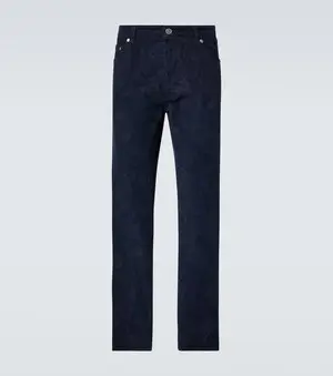 Etro Printed Straight Leg Jeans - Multicoloured