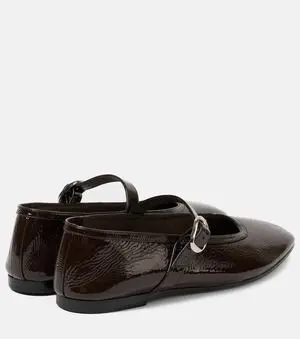 Le Monde Beryl Patent Leather Mary Jane Pumps - Brown