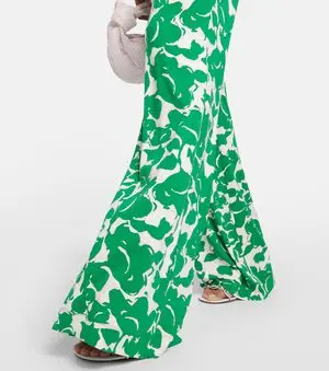 Diane Von Furstenberg Brooklyn Printed Flared Pants
