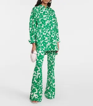 Diane Von Furstenberg Brooklyn Printed Flared Pants