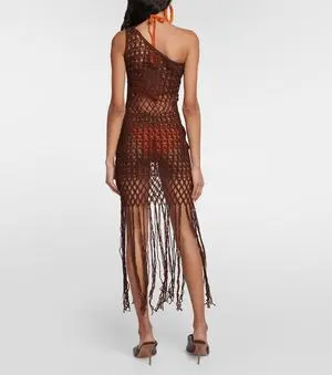 Anna Kosturova Crochet Minidress