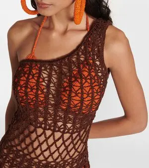 Anna Kosturova Crochet Minidress